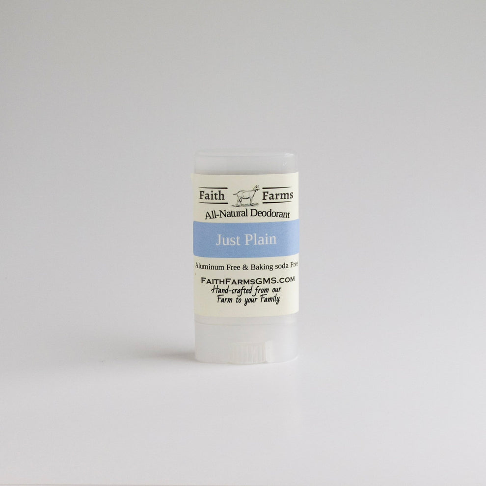 Just Plain Deodorant – Faith Farms Goat Milk Soap